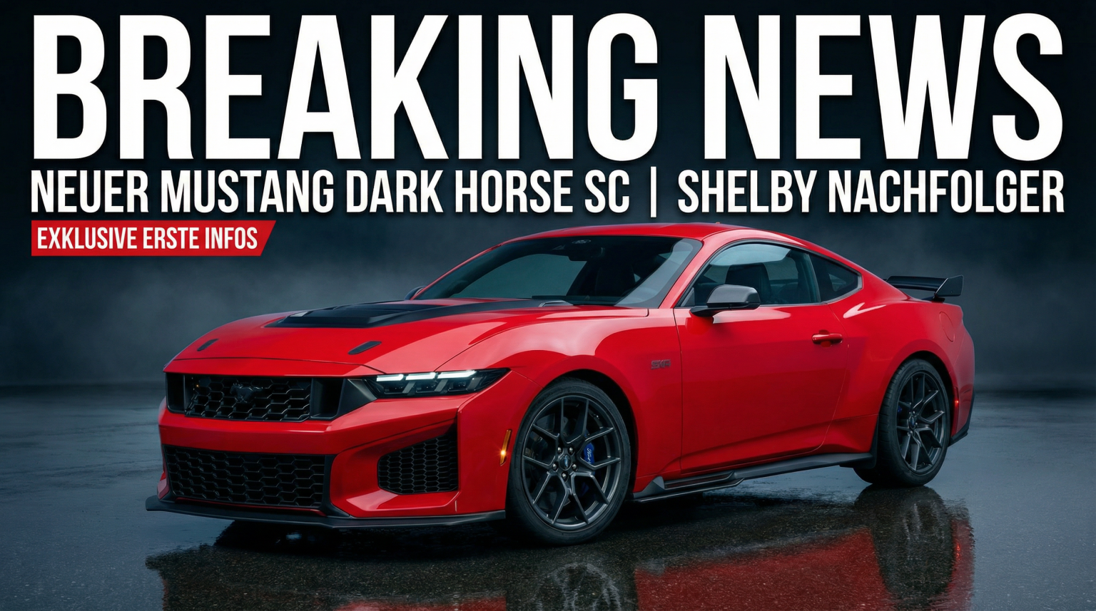 Ford Mustang Dark Horse SC: Supercharged V8, Track-Fokus und echtes ...